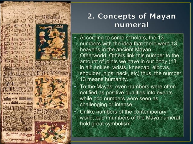 Mayan Numeric System | PPT | Astrology | Religion & Spirituality