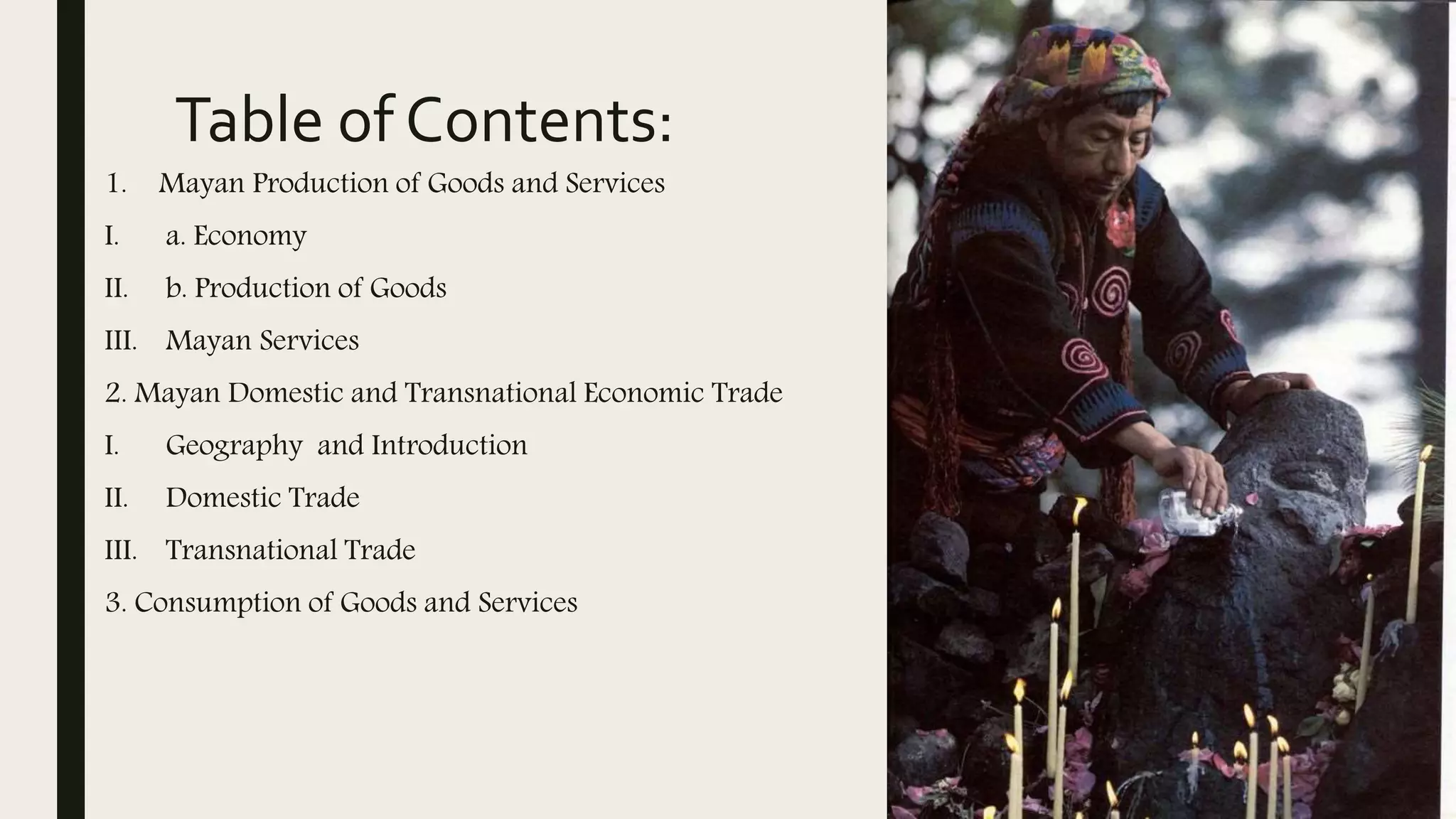 Mayan production of goods & services | PPTX
