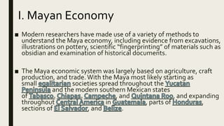 Mayan production of goods & services | PPTX