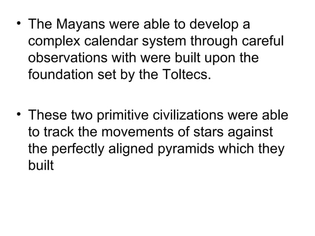 Mayan astronomical secrets | PPT