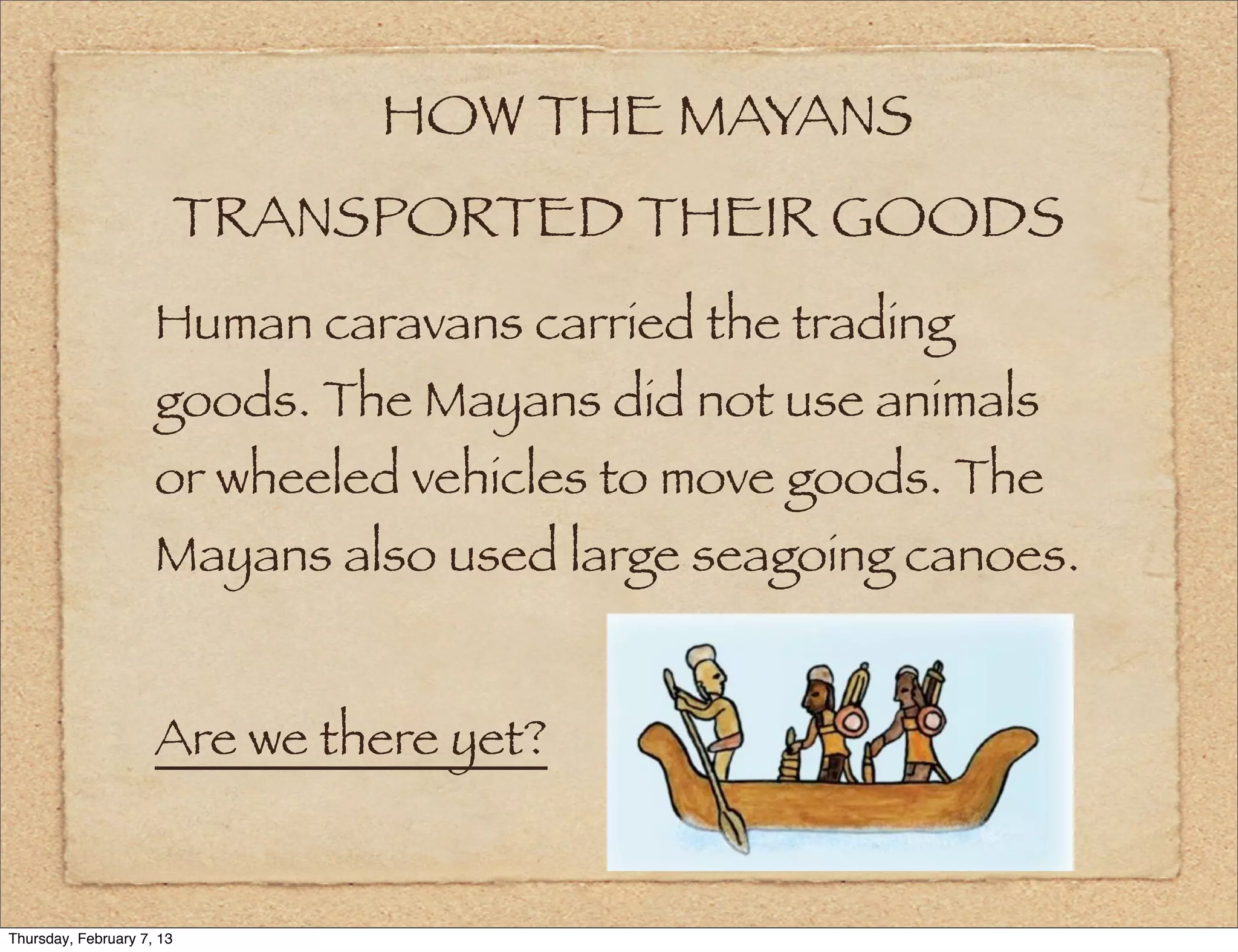 Mayan trading | PDF