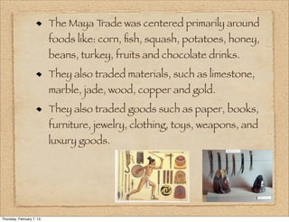 Mayan trading | PDF