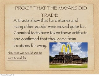 Mayan trading | PDF