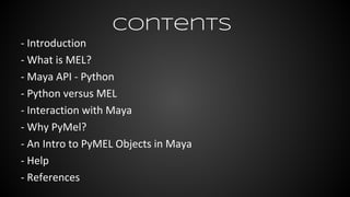 Maya Python (PyMel) | PDF | Programming Languages | Computing