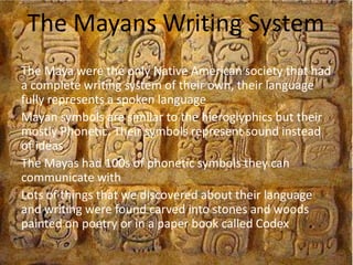 Maya’s civilization presentation | PPTX