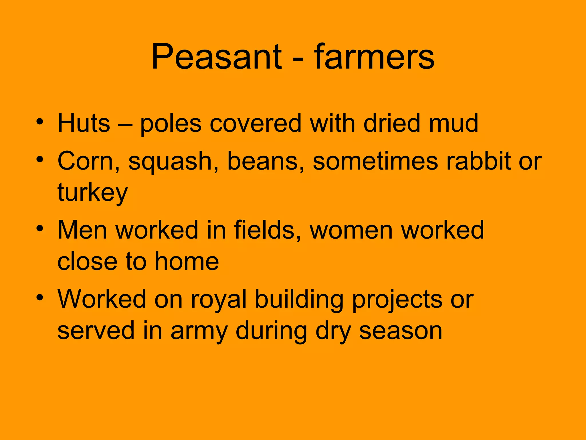 Maya social and political structure | PPT