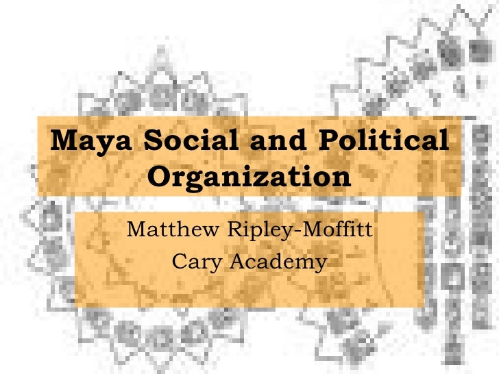 Maya social and political structure