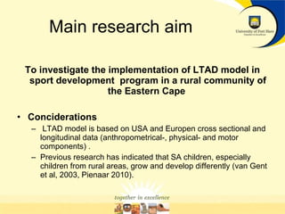 Maya van gent rural sport development initiative | PPT