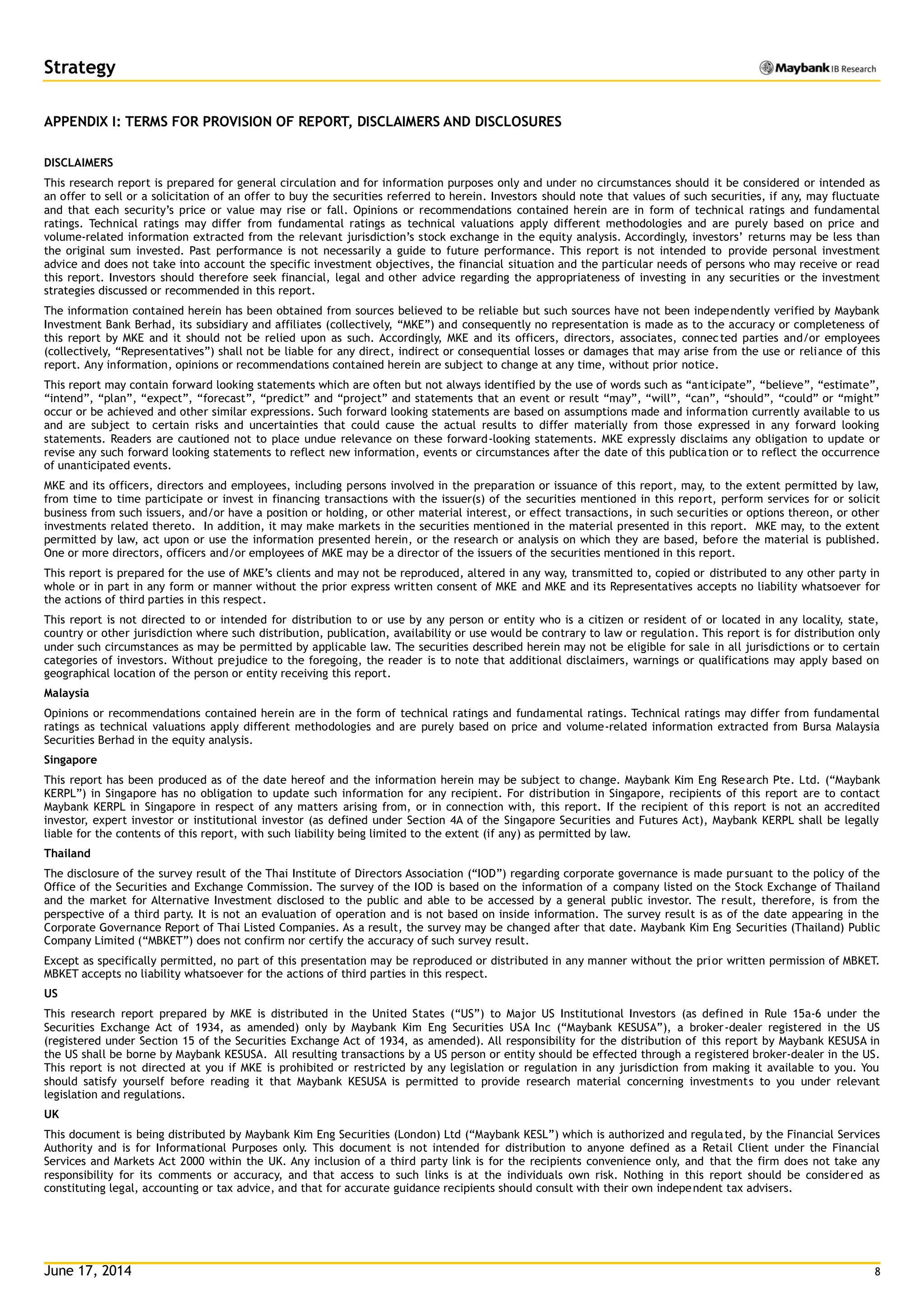 Maybank Market Strategy for Investments | PDF