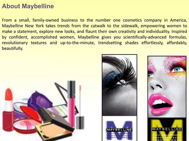 Maybelline PPT | PPTX
