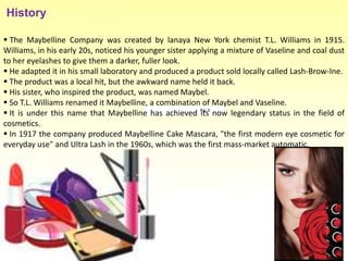 Maybelline PPT | PPTX