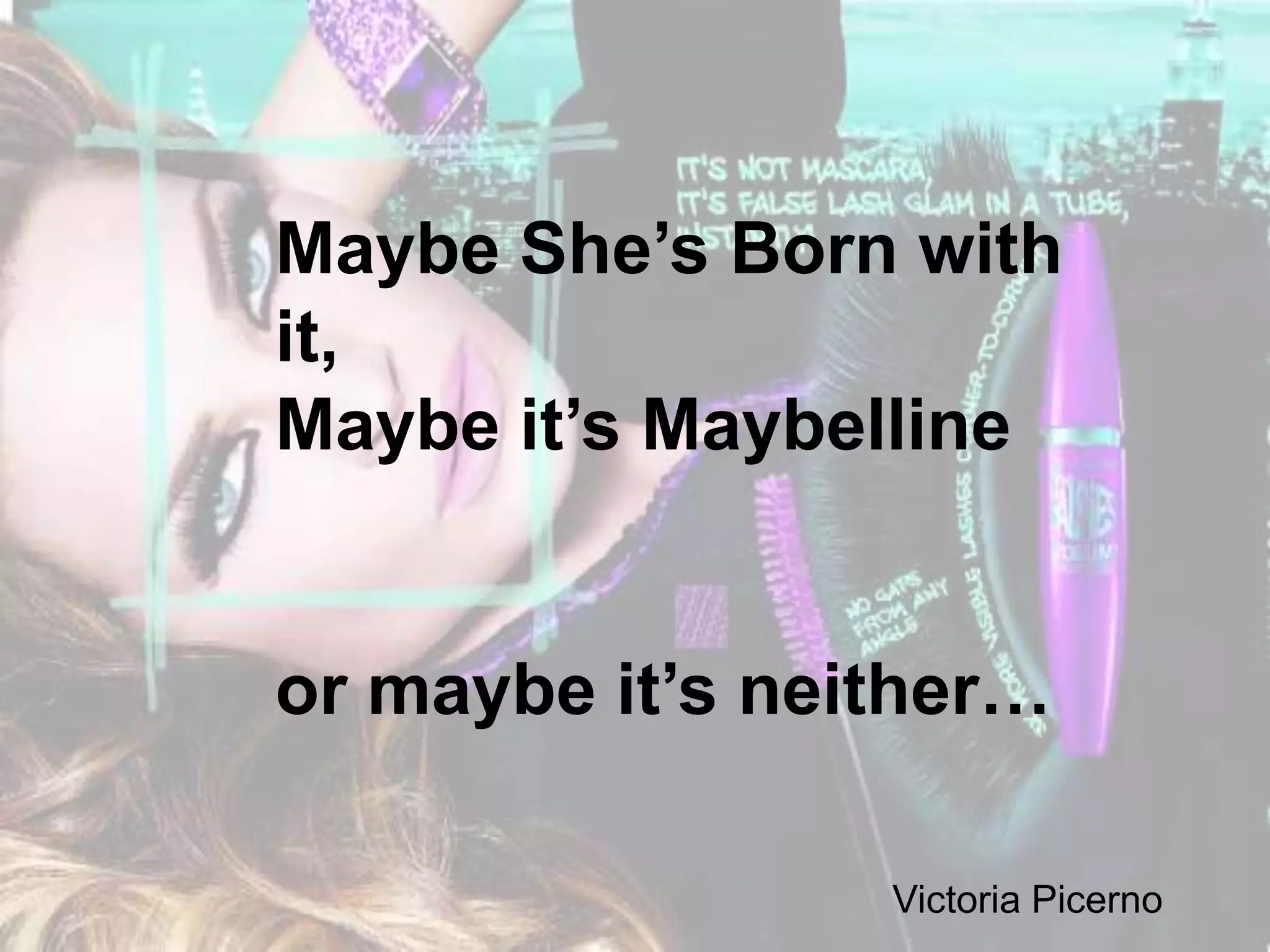 Maybelline powerpoint | PPTX