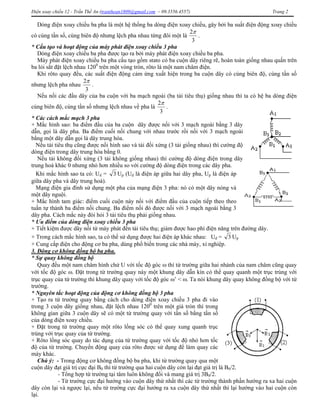 Máy biến áp, máy phát điện | PDF