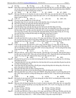 Máy biến áp, máy phát điện | PDF