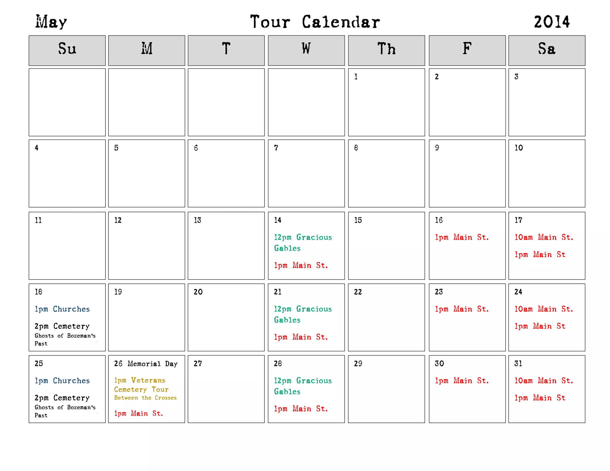 May calendar | PPT