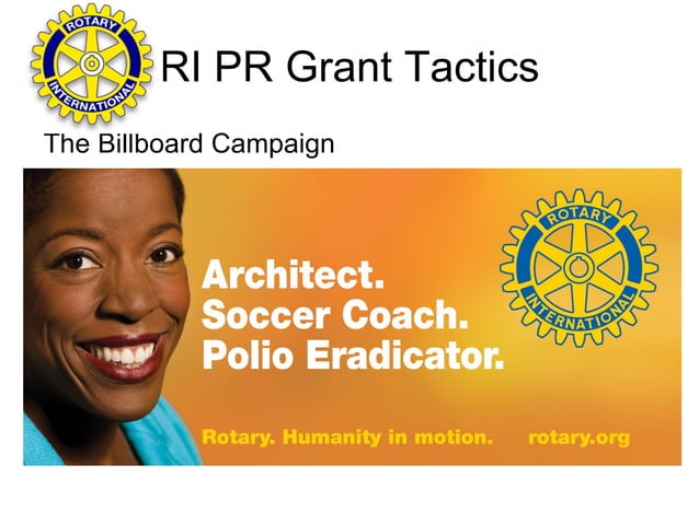 Rotary Integrated Communications Campaign | PPT