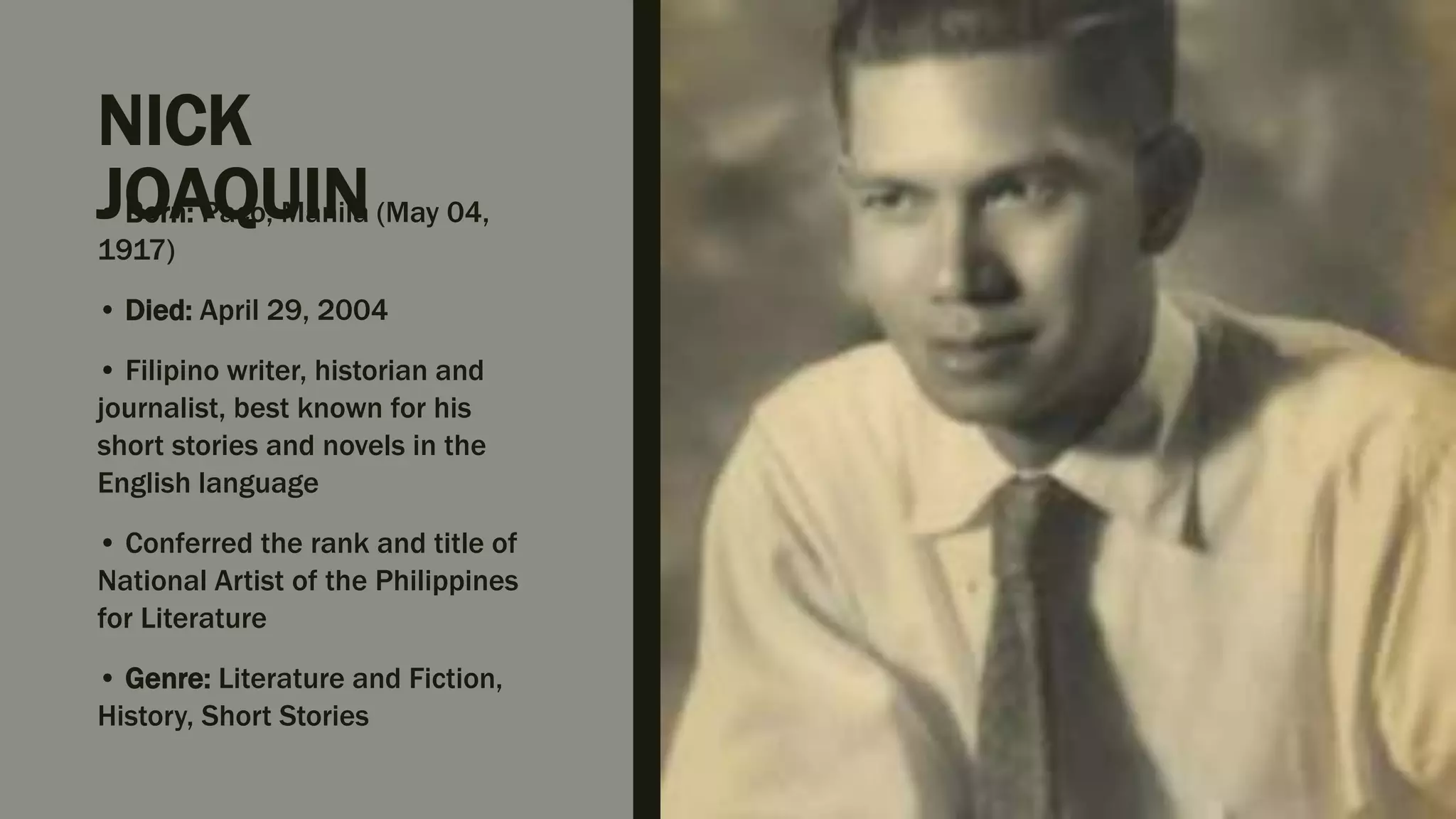 May Day Eve (written by: Nick Joaquin) | PPTX