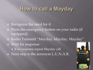 Mayday, mayday, mayday | PPTX