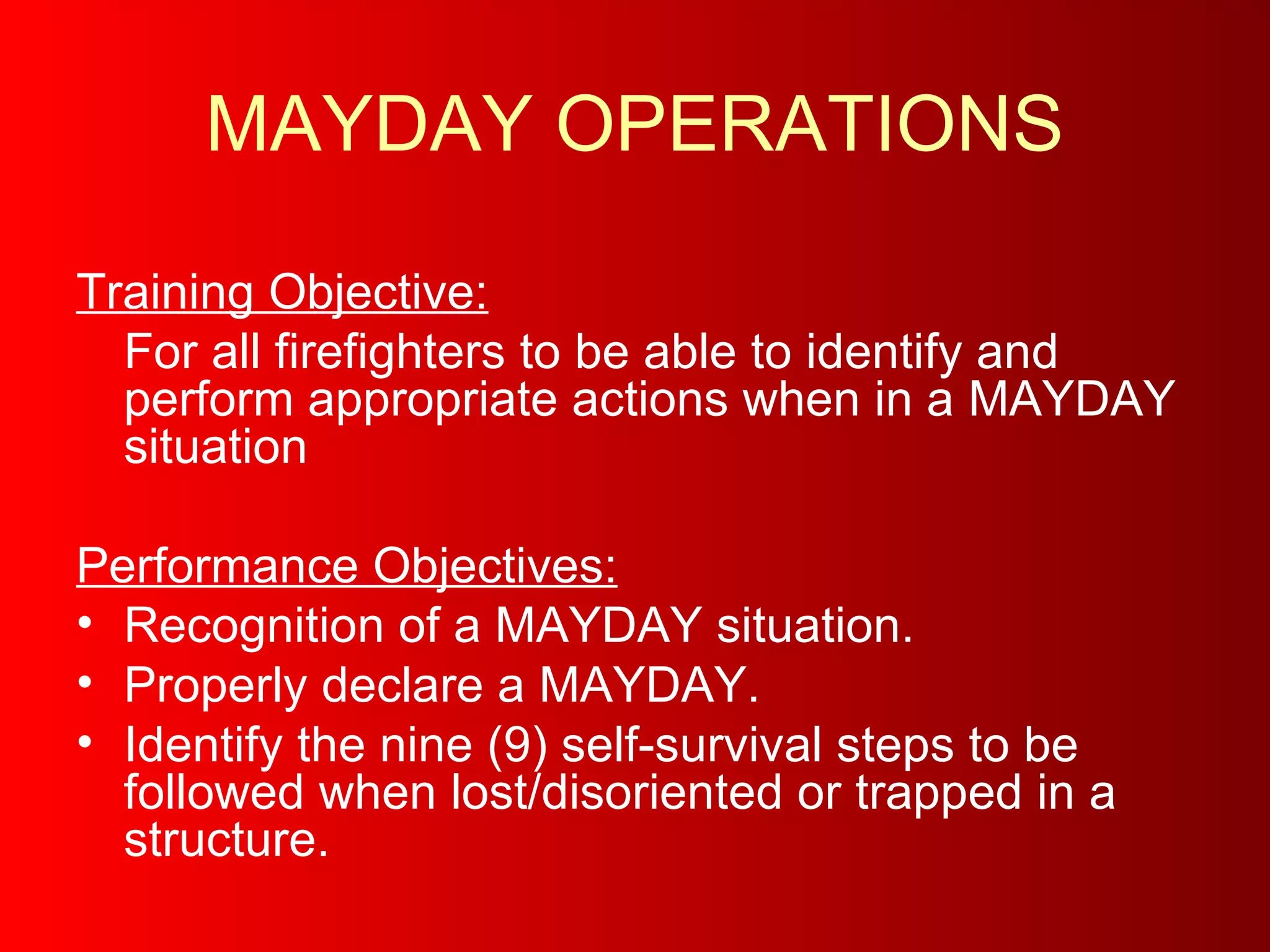 May Day Operations | PPT