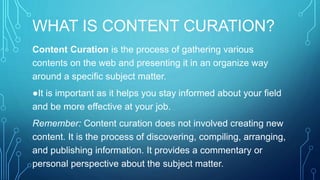 CONTENT CURATION | PPTX
