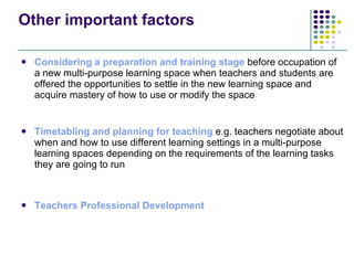 CEFPI Mayfield project- Curriculum Group-Multi-purpose spaces-Dr Neda ...