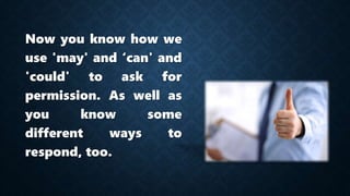 May I, Could I, Can I to ask for Permission | PPTX