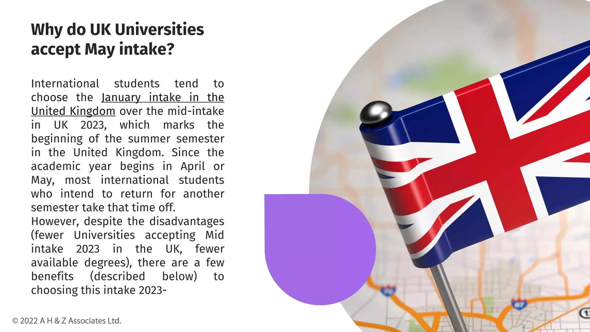 May Intake at UK Universities – What You Need To Know | AHZ Associates ...
