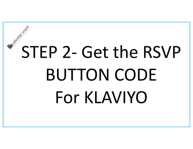 Klaviyo RSVP BUTTON.pdf