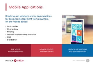 MAYKOR-GMCS presentation overview | PPT