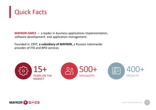 MAYKOR-GMCS presentation overview | PPT