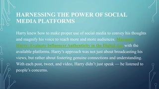 Maynard Harry — Mission Driven Influence | PPT