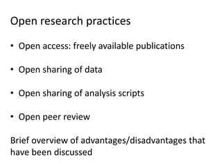 Open Research Practices in the Age of a Papermill Pandemic | PPT | Free ...