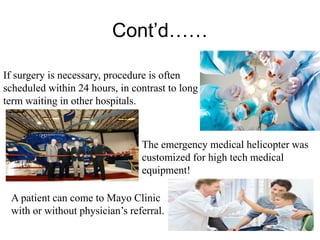Case on Mayo clinic | PPTX