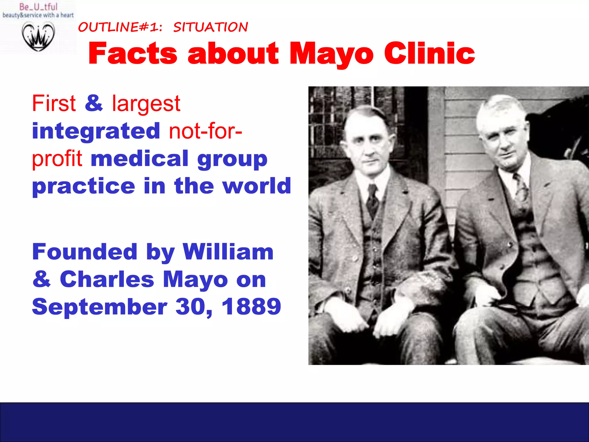 Mayo clinic SOSTAC | PPTX