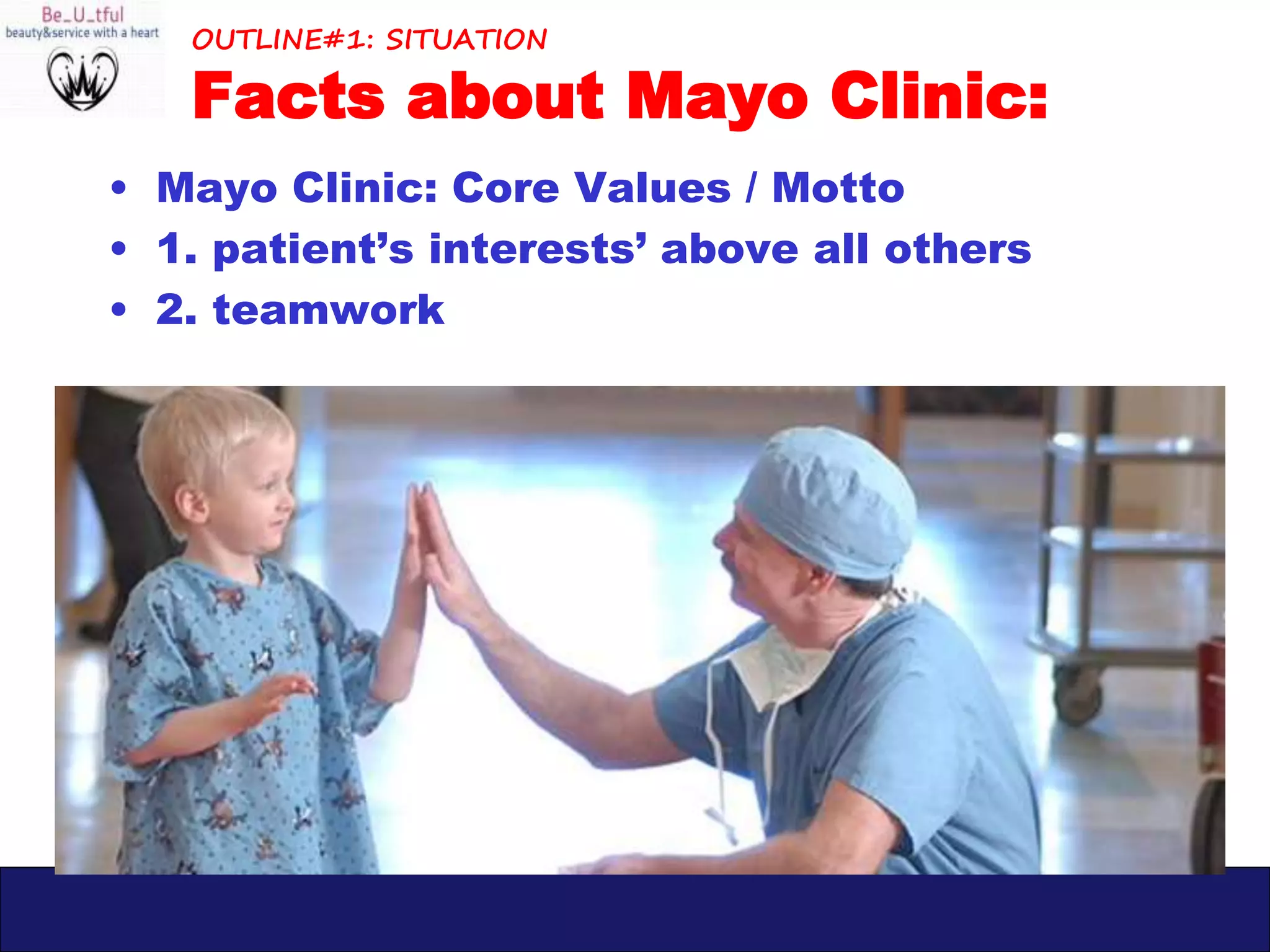 Mayo clinic SOSTAC | PPTX