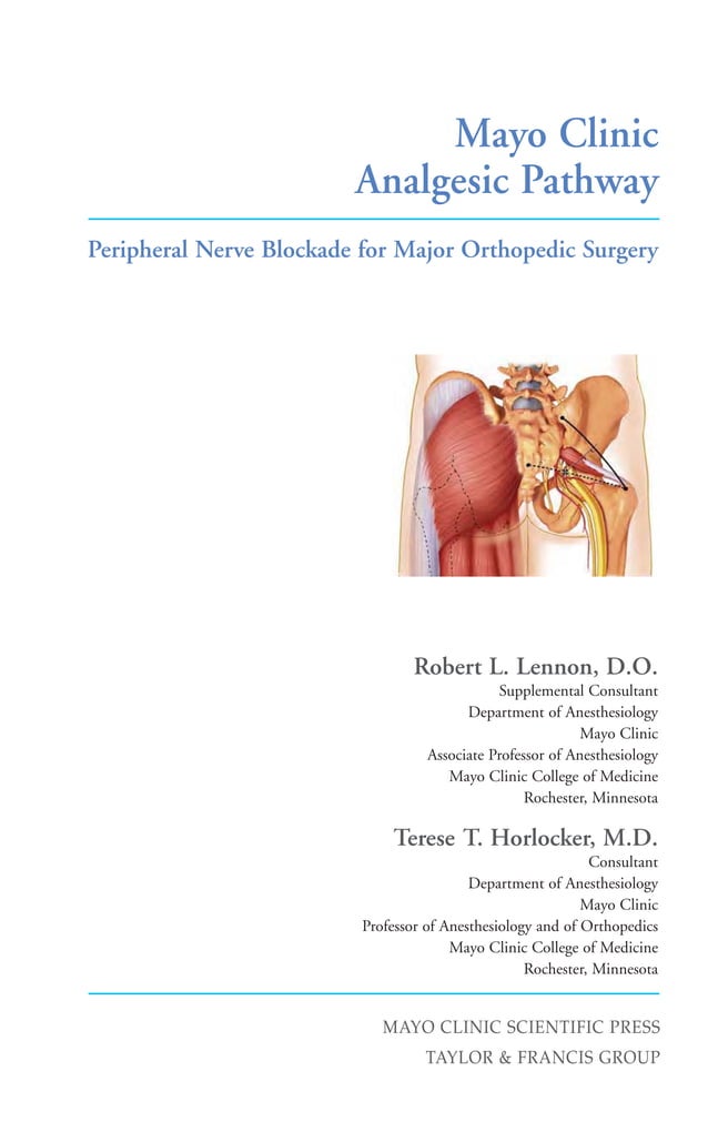 Mayo clinic analgesic pathway peripheral nerve blockade | PDF
