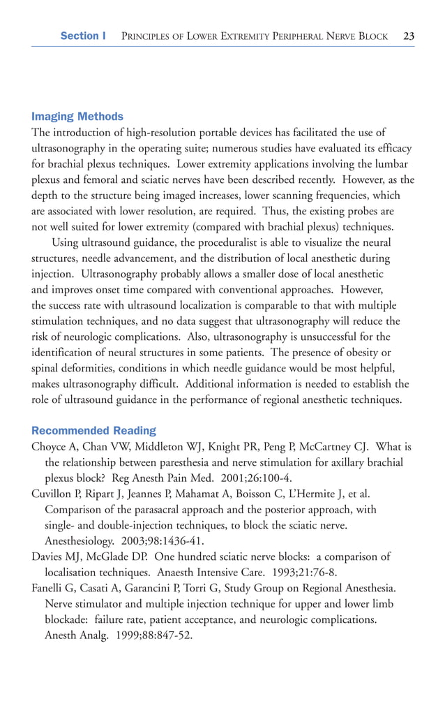 Mayo clinic analgesic pathway peripheral nerve blockade | PDF