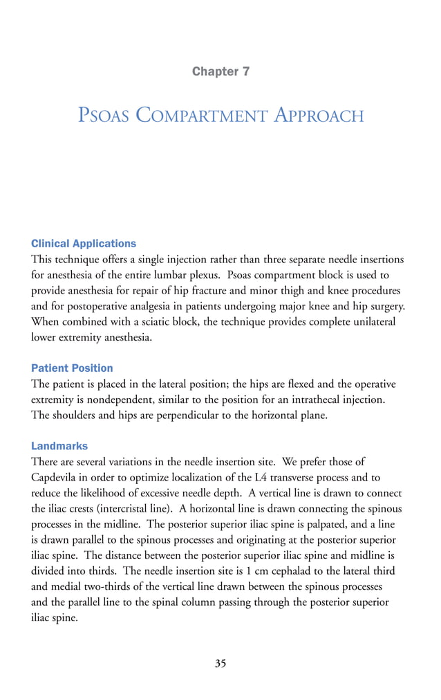 Mayo clinic analgesic pathway peripheral nerve blockade | PDF