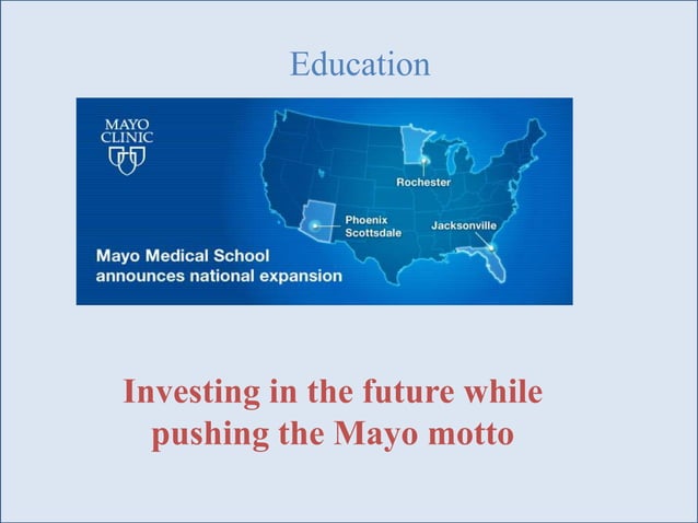 Mayo Clinic- Business Model by Rushabh Menon | PPTX | Healthcare ...