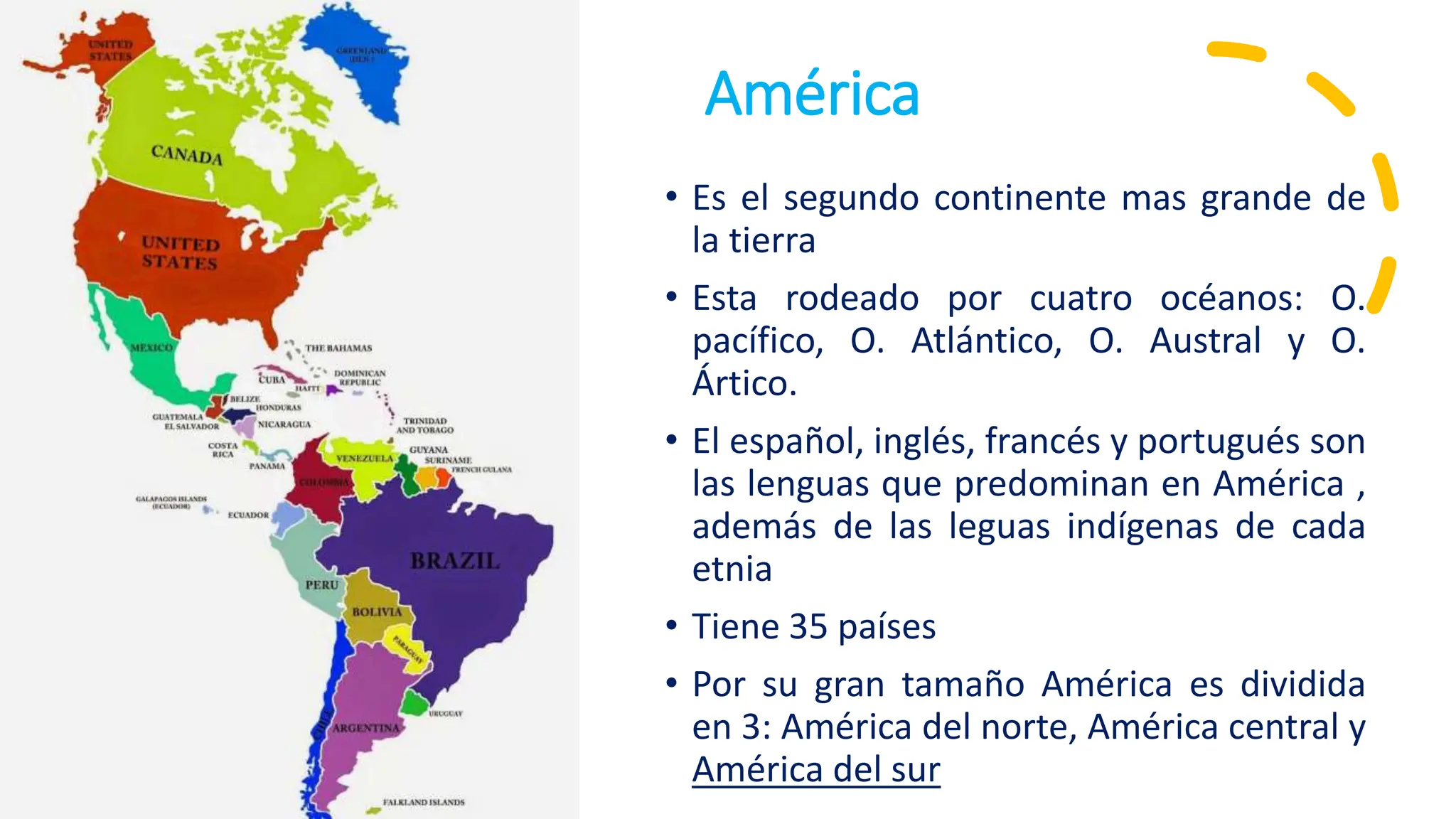 ppt de Continente americano y paisajes naturales | PPTX