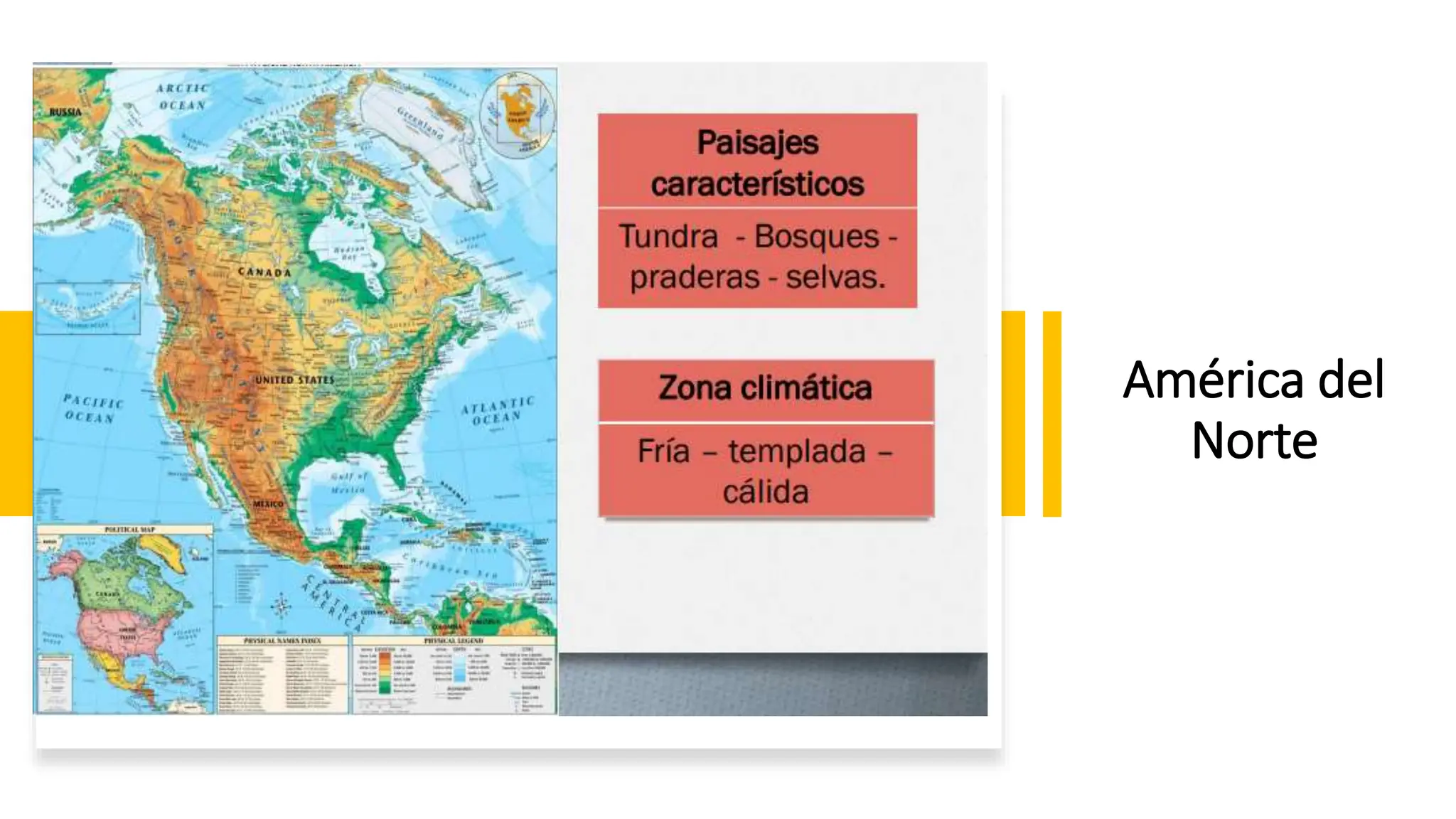 ppt de Continente americano y paisajes naturales | PPTX