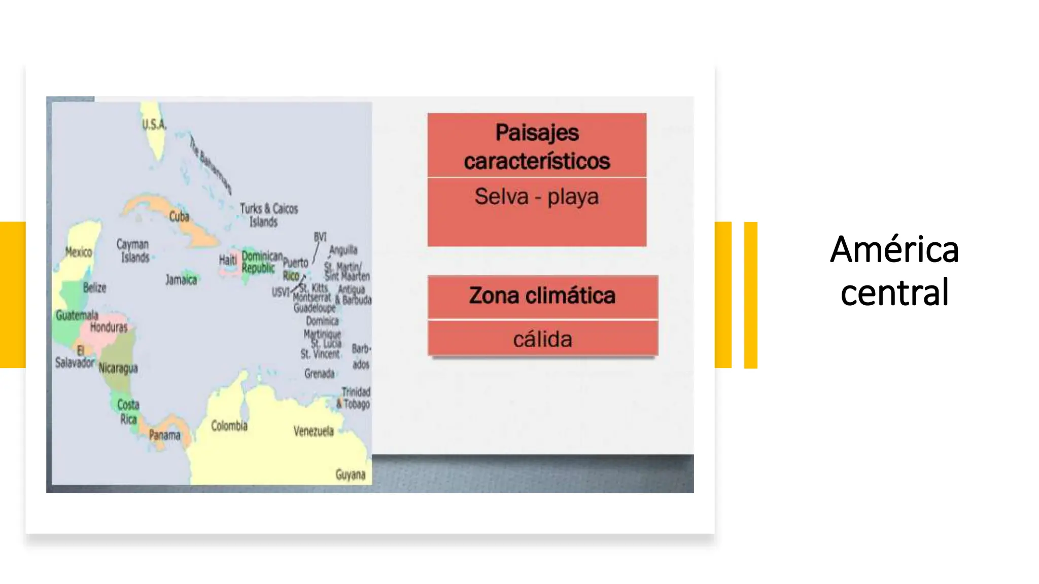 ppt de Continente americano y paisajes naturales | PPTX
