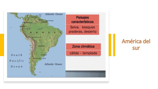 ppt de Continente americano y paisajes naturales | PPTX