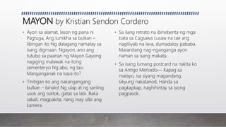 Mayon | PPTX