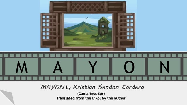 MAYON BY KRISTIAN SENDON CORDERO | PPTX