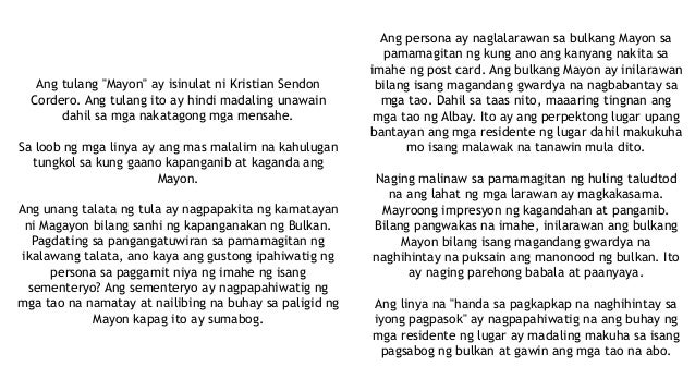 MAYON BY KRISTIAN SENDON CORDERO