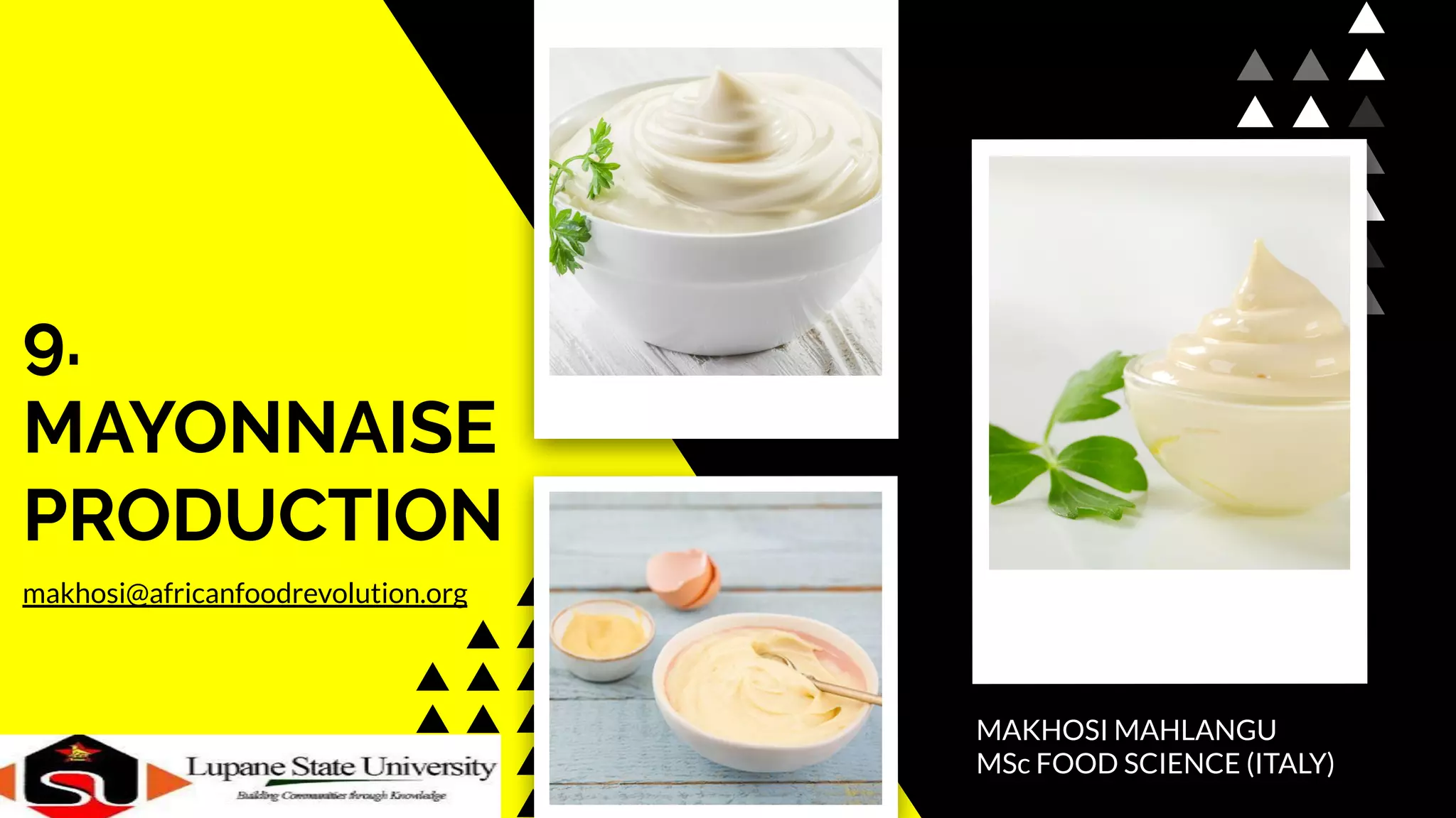 Mayonnaise production | PDF