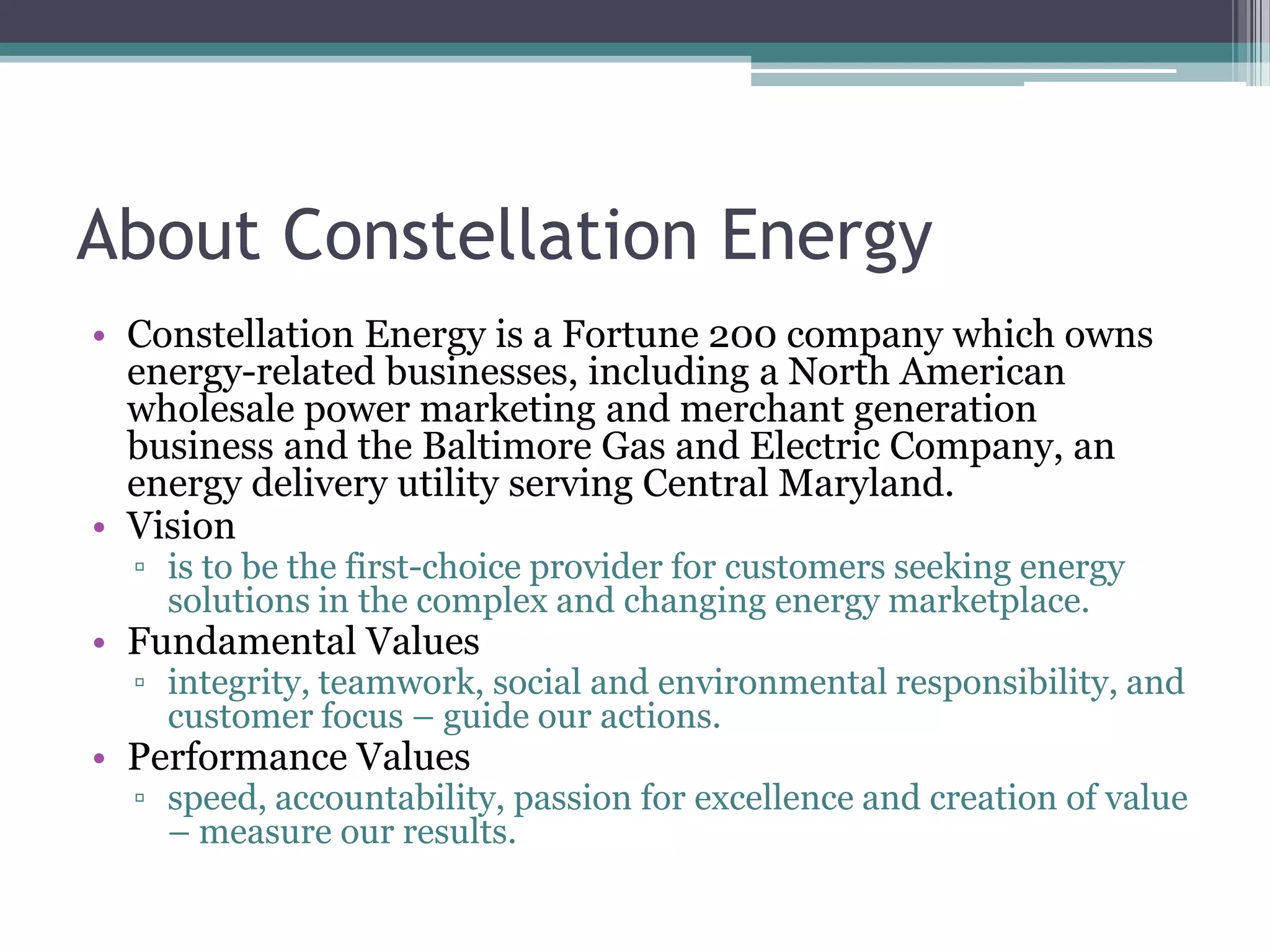 Mayo Shattuck & Constellation Energy | PPTX
