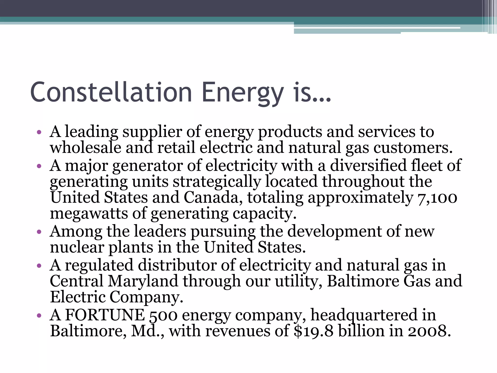 Mayo Shattuck & Constellation Energy | PPTX