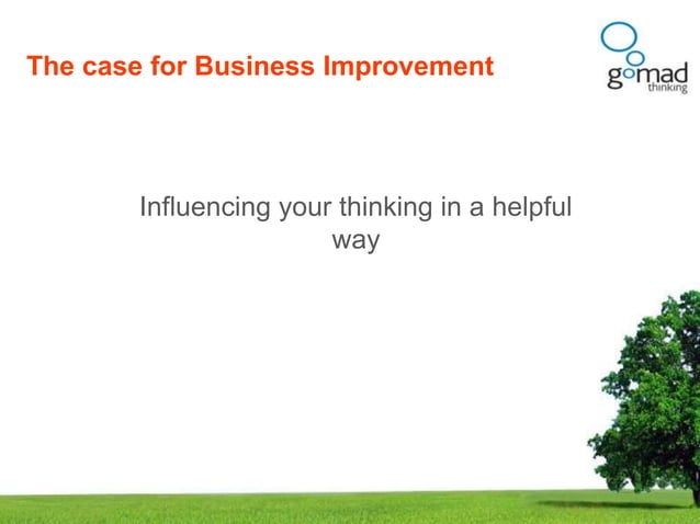 South West PPMA presentation - May 2013 - Gomad thinking | PPTX